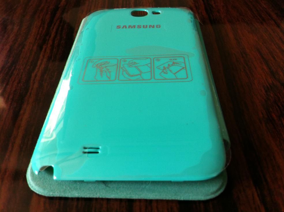 100 Original Samsung Galaxy Note 2 Ii N7100 Leather Folio Flip Flap