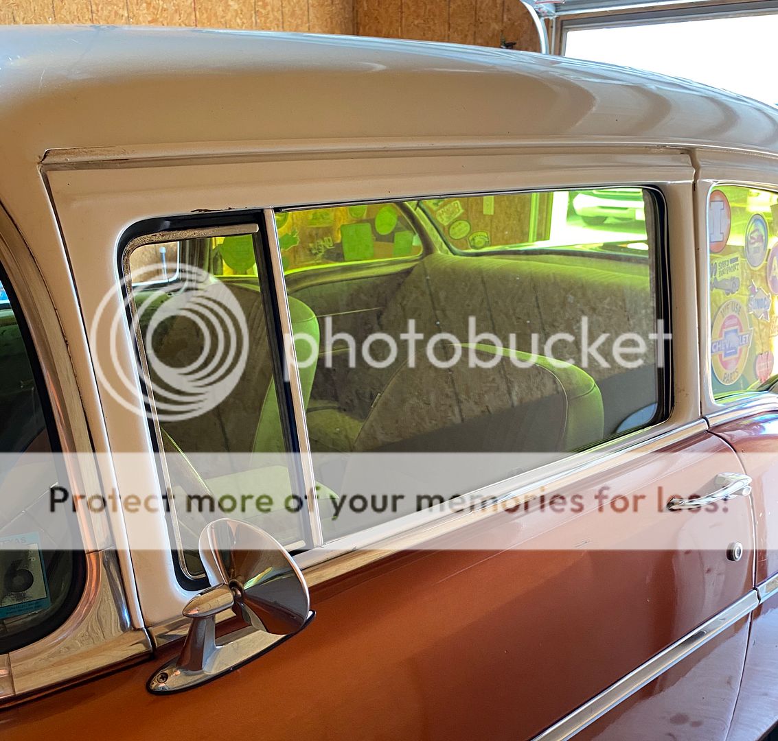 New fur strips, vent rubber and windows! | Chevy Tri Five Forum