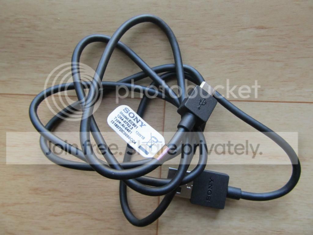 Sony Ericsson EP 880 Charger + EC801 Cable For Sony Xperia ZR Z1 SL TX ...