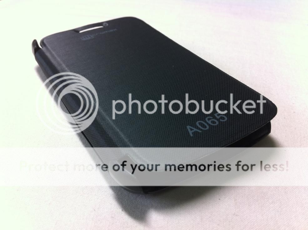 Micromax Bolt A065 A-065 A 065 Leather Folio Flip Flap Cover Battery ...