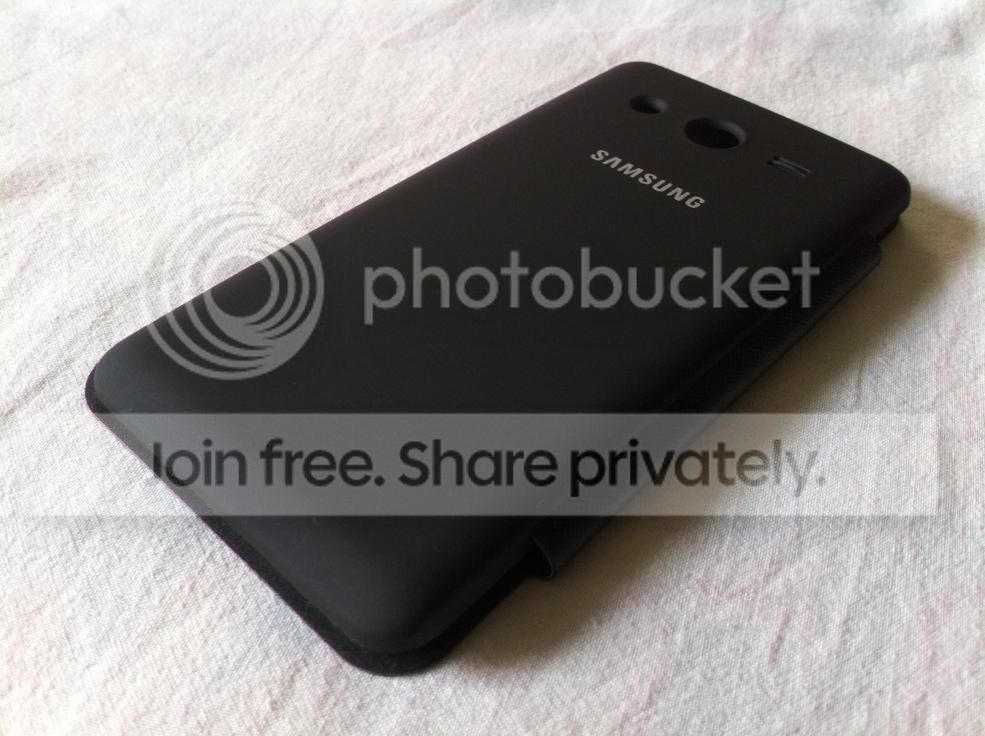 SAMSUNG GALAXY CORE 2 G355H S-VIEW SMART INTERACTIVE LEATHER FOLIO FLIP ...